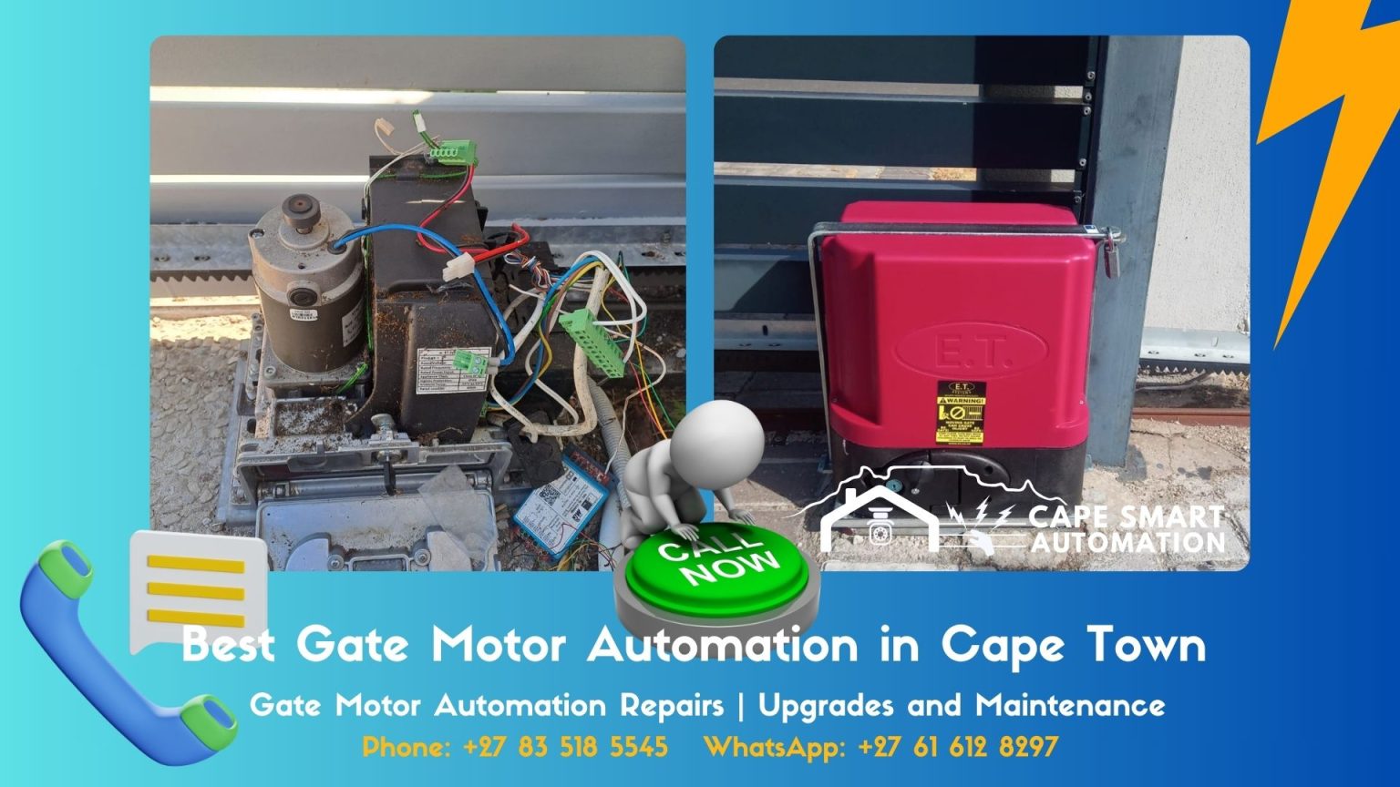 Sliding & Swing Gate Automation Cape Town | Fast & Reliable
